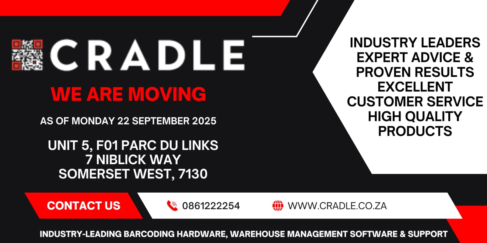 Cradle | Barcode Hardware & Warehouse Management Software